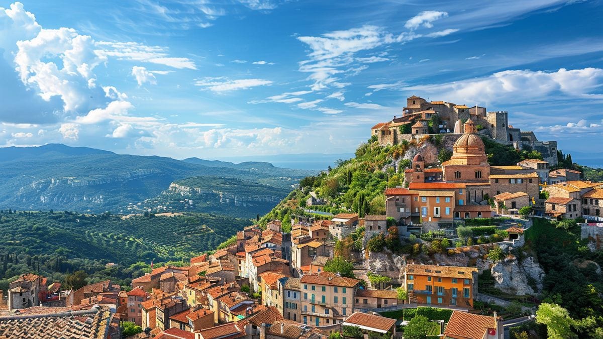 Ce village pittoresque de la région PACA, célèbre pour sa majestueuse ...